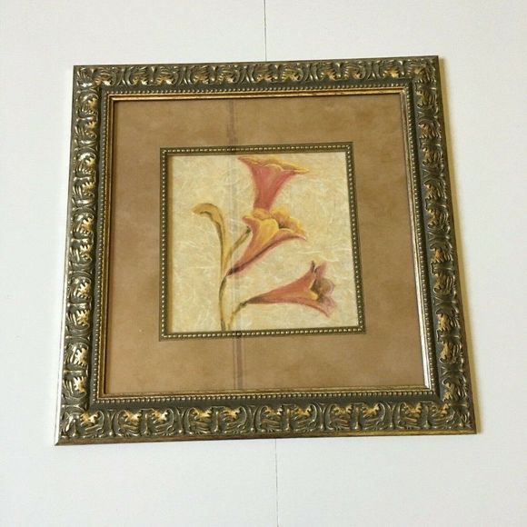 Sonoma | Art | Kohls Sonoma Judy Kaufman Orange Flower Painting | Poshmark